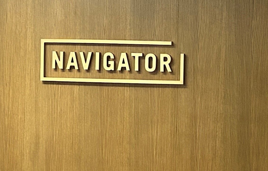 For Aesthetic and Ambiance Think Dimensional Lobby Signage!