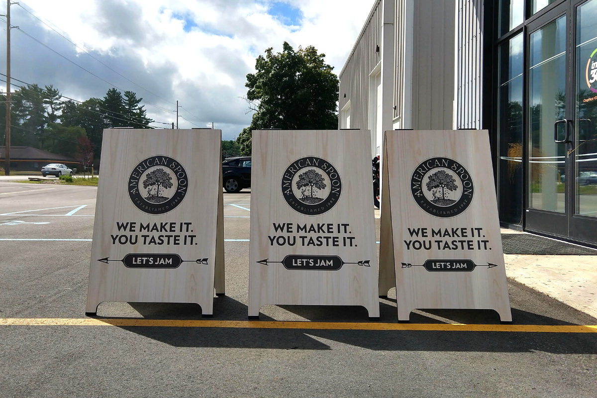 A-Frame Signs in Traverse City | Image360 Traverse City