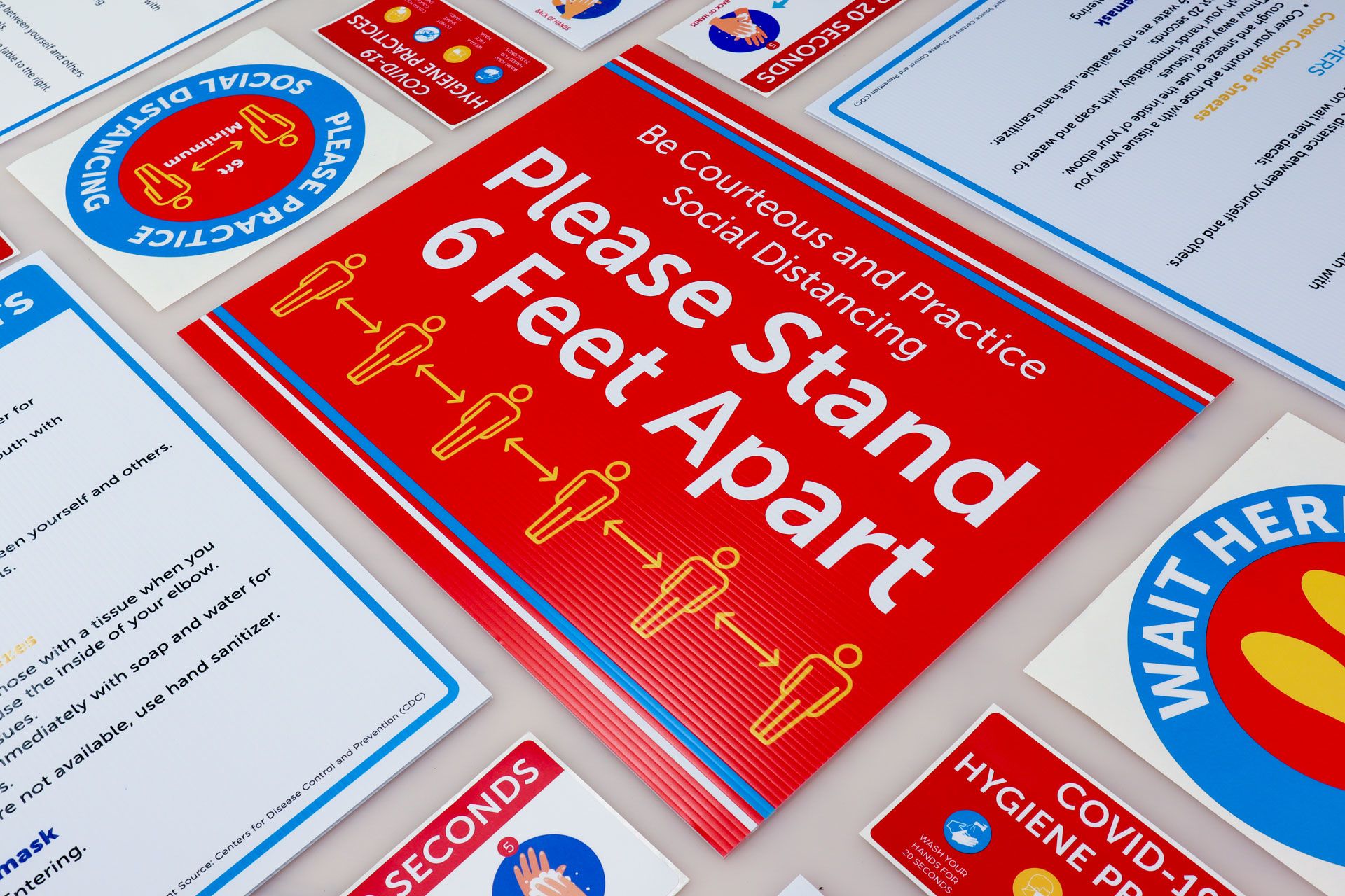 Health & Safety Signs for Walls, Windows & Floors | Image360 Tucker