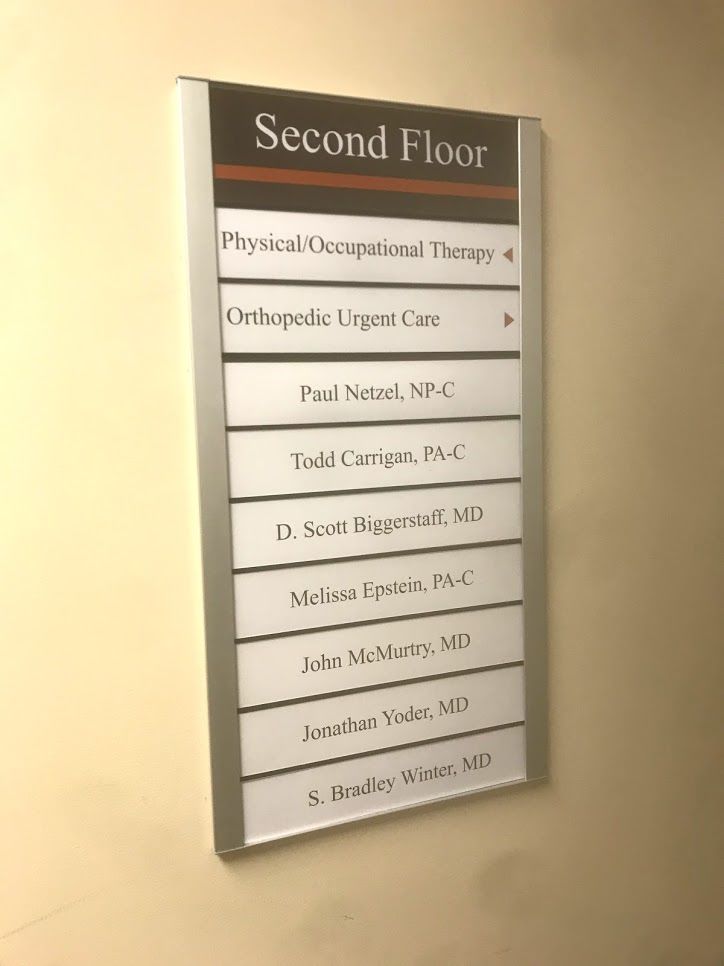 Directory & Wayfinding Signage -Boards & Lobby | Image360 Winston-Salem ...