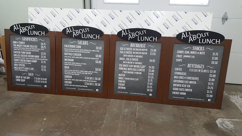 Menu Signs - Custom Menu Signs & Price Boards | Image360 Harford
