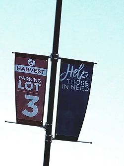 Boulevard & Street Pole Banners in North Houston, The Woodlands, Harris ...